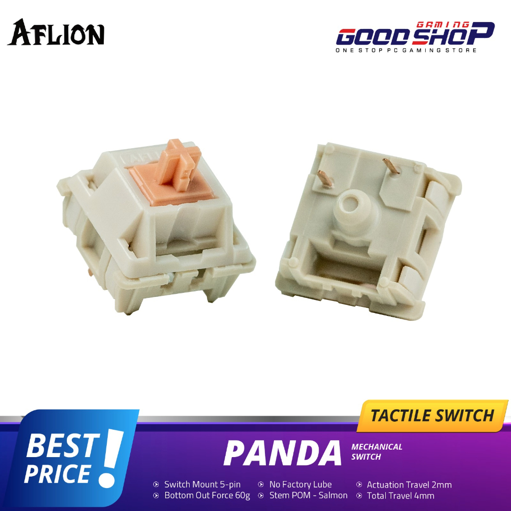 Jual AFLION Panda 60g Switch (Tactile - PCB Mount) | Shopee Indonesia