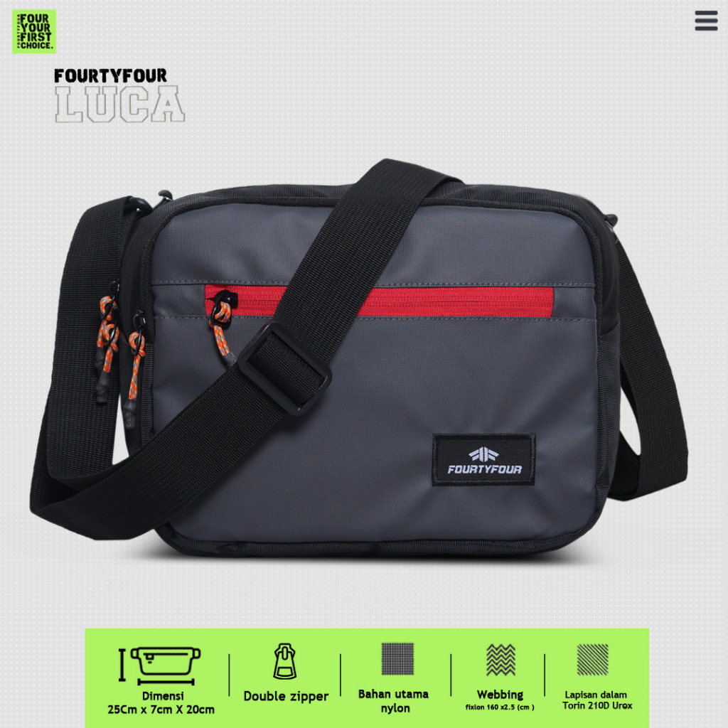 Jual Tas Selempang Pria Esenbo By Fourtyfour Luca - Slingbag Premium ...