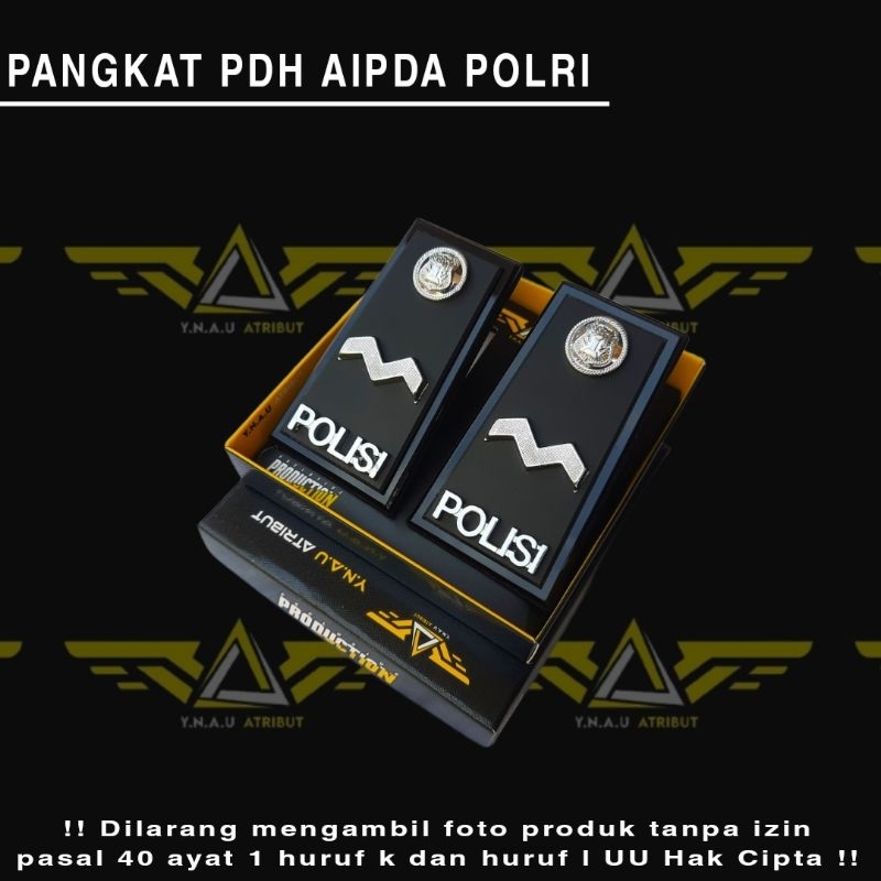 Jual ATRIBUT POLISI / PANGKAT AIPDA POLRI FULL MIKA EXCLUSIVE | Shopee ...