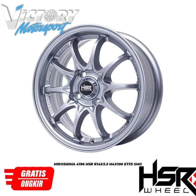 Jual VELG RING 14 HSR HIROSHIMA COCOK UNTUK MOBIL KARIMUN AGYA,BRIO DLL | Shopee Indonesia