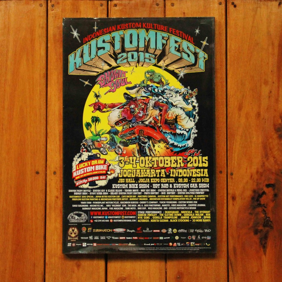 Jual POSTER OFFICIAL KUSTOMFEST | Shopee Indonesia