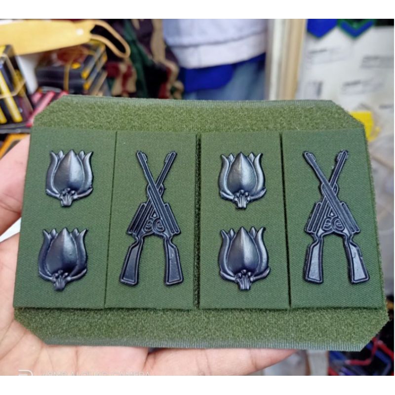 Jual PANGKAT KERAH BAJU PDL LETKOL KORP INFANTRI ORIGINAL LOGAM ...