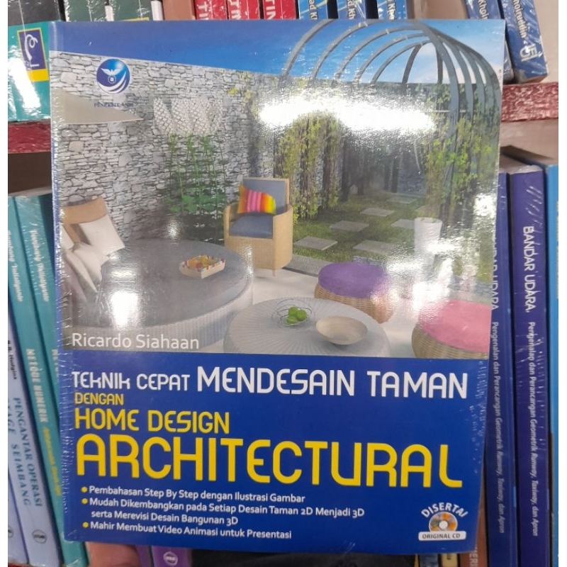 Jual Teknik Cepat Mendesain Taman Dengan Home Design Architectural+CD ...