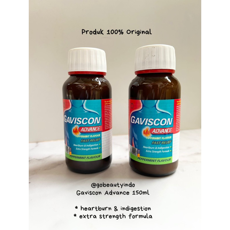 Jual Gaviscon Advance Obat Maag Fast Relief 150 ml | Shopee Indonesia