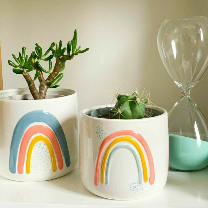 Jual 6CM CUSTOM | 100PCS Pot Lukis Gerabah Tanah Liat | Pot Lukis ...