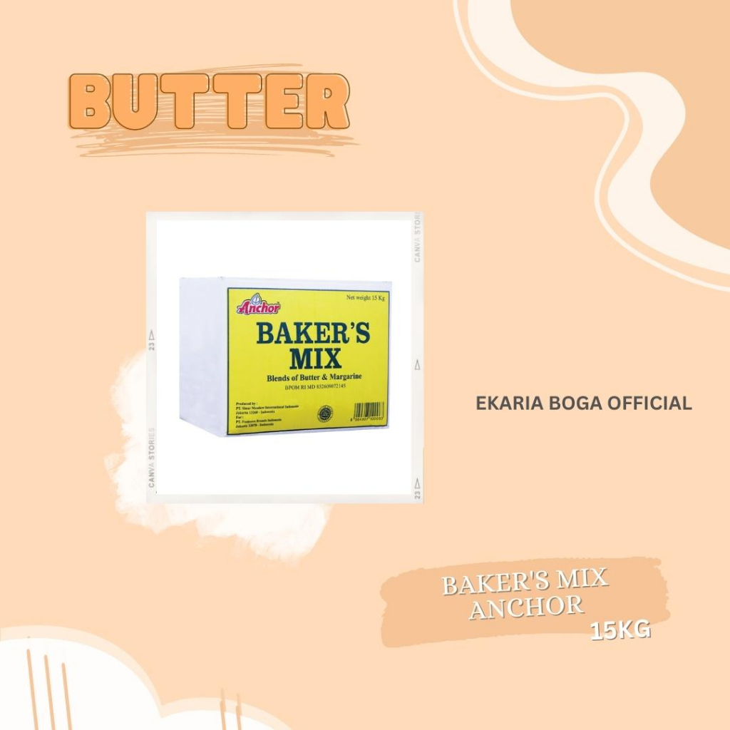 Jual BUTTER | MENTEGA | MARGARINE | ANCHOR | BAKER'S MIX ANCHOR ...