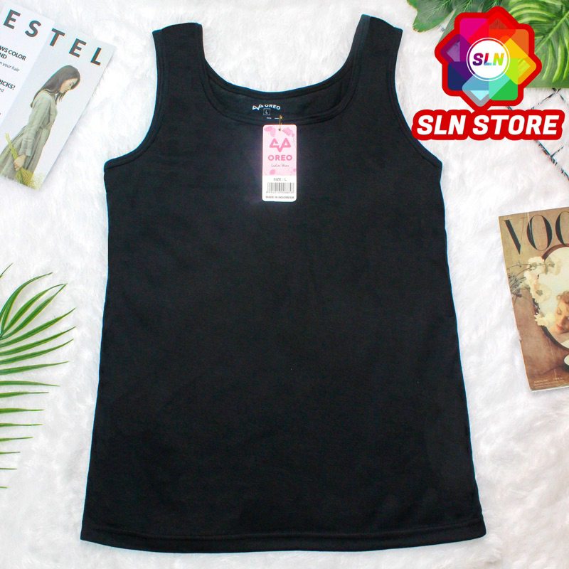 Jual SLN- TANKTOP PREMIUM WANITA / SINGLET TALI BESAR TANGTOP BODYTHIN ...