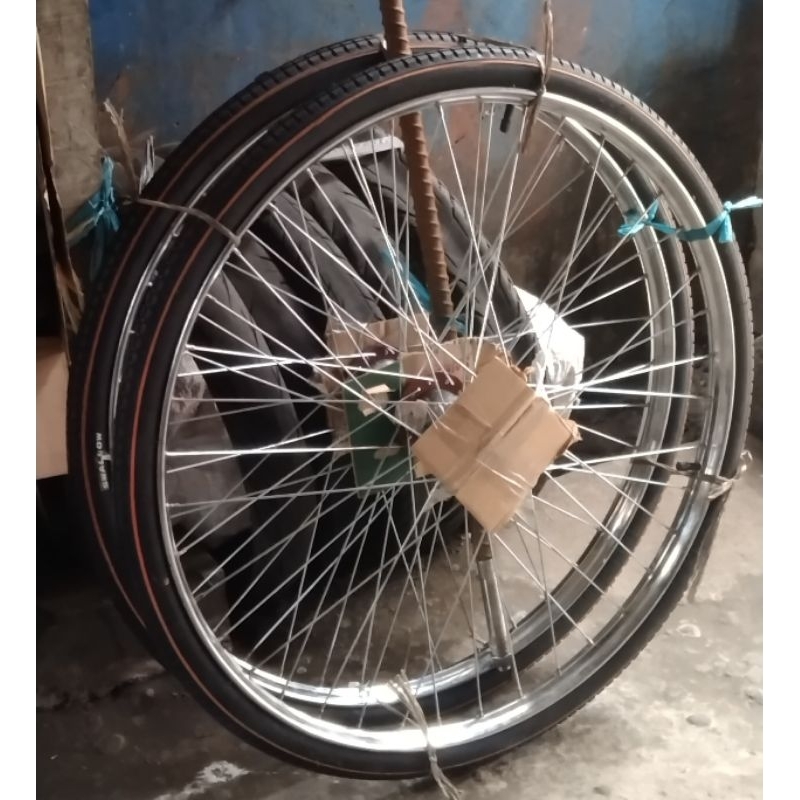 Jual roda gerobak velg becak tinggal pasang saja | Shopee Indonesia