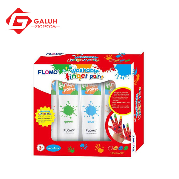 Jual Flomo Finger Paint Set Regular Colors | Shopee Indonesia