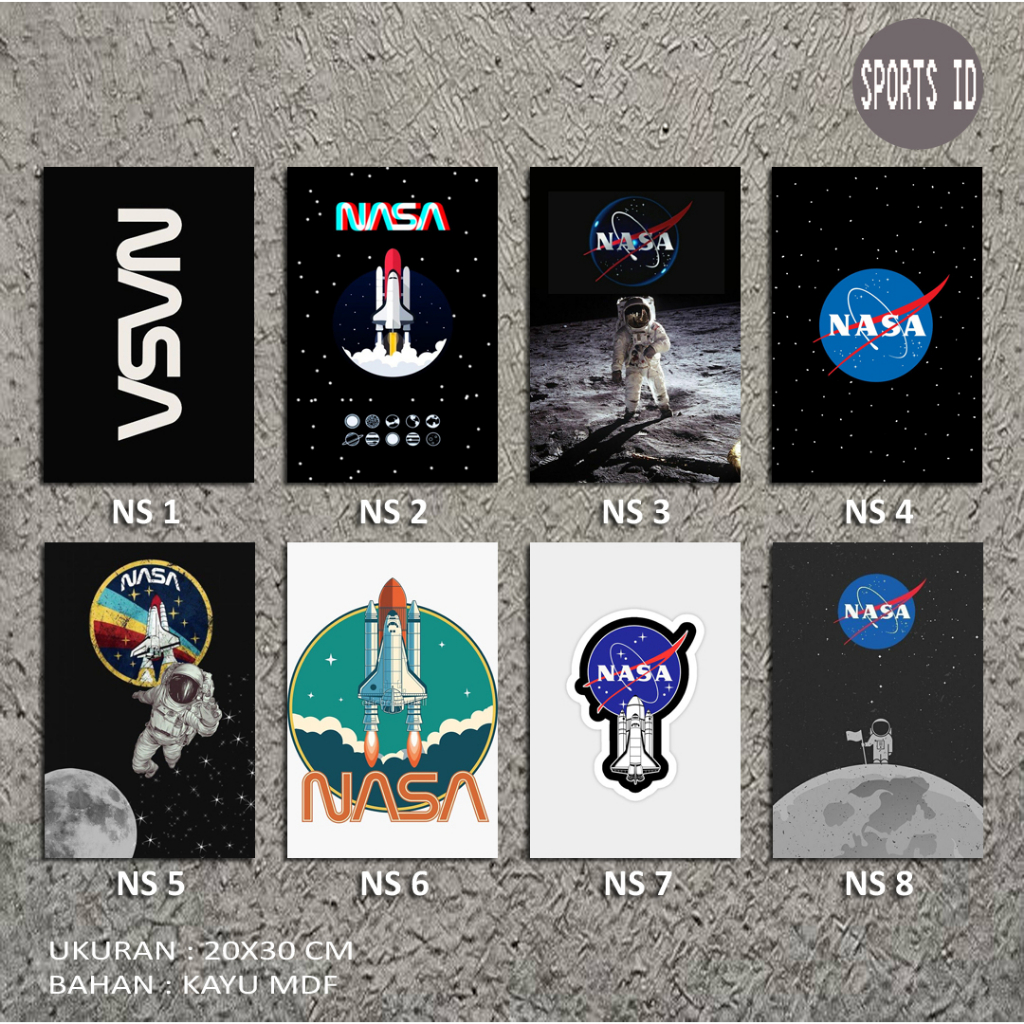 Jual POSTER NASA - PAJANGAN DINDING - SPACE - HIASAN DINDING - WALL DECOR | Shopee Indonesia