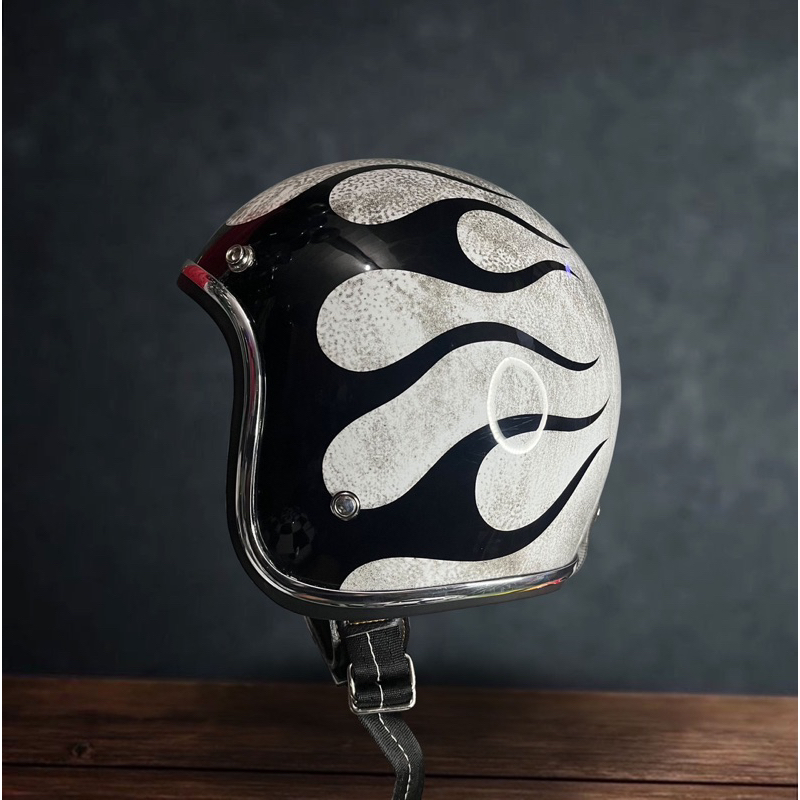 Jual Slimhead 500TX Patina Flame Basic - Helm Custom Vespa Chopper ...