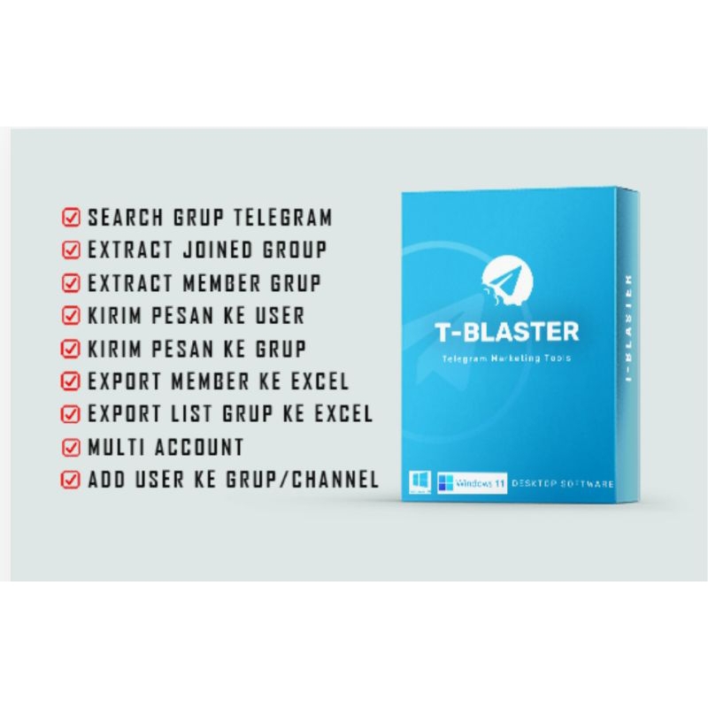 Jual Software Telegram T-Blaster | Shopee Indonesia