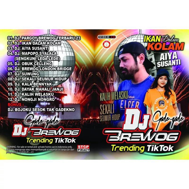 Jual KASET VCD MUSIK LAGU BEST DJ REMIX BREWOG Terbaru(Ikan dlm Kolam) | Shopee Indonesia