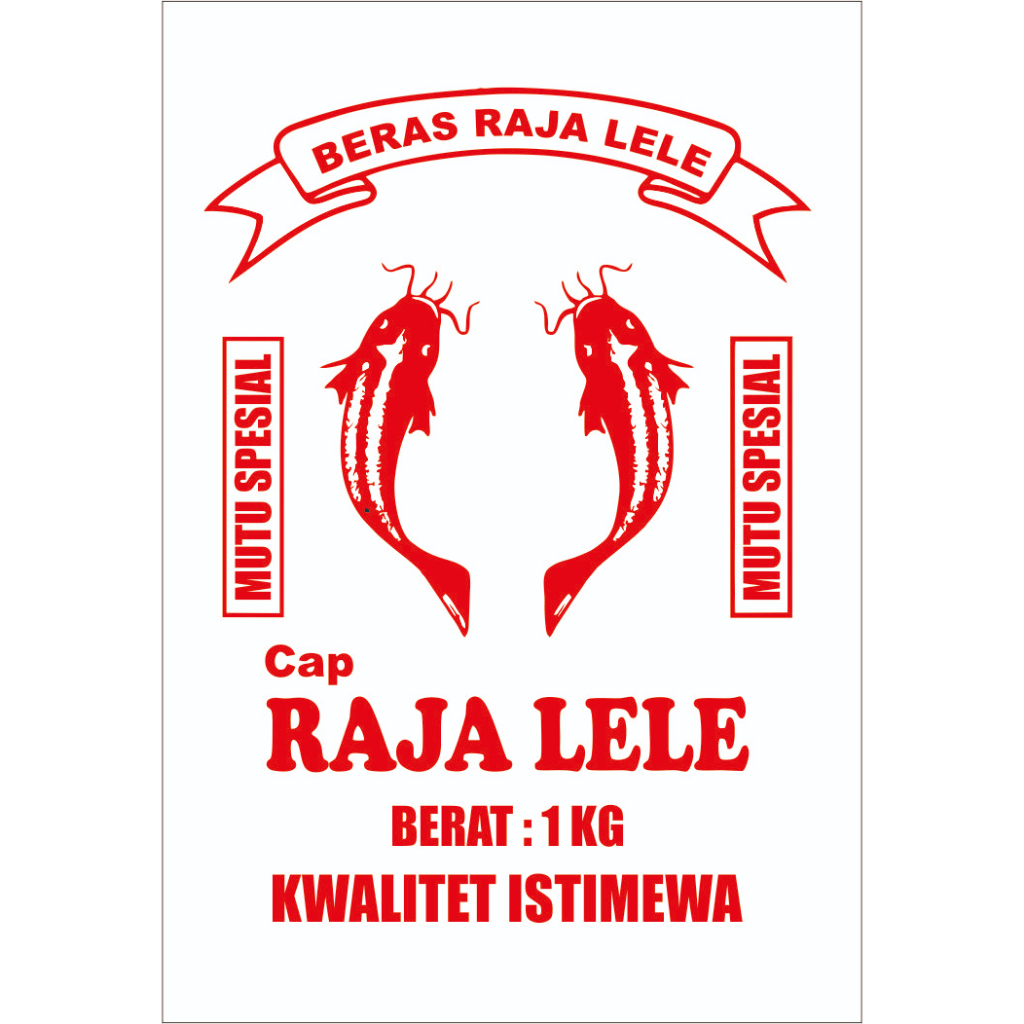 Jual Sablon plastik Raja Lele Tulisan Berat 1kg | Shopee Indonesia