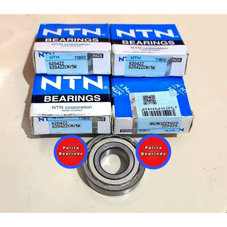 Jual BEARING 6204 ZZ NT 6204ZZ 20mm x 47mm x 14mm | Shopee Indonesia