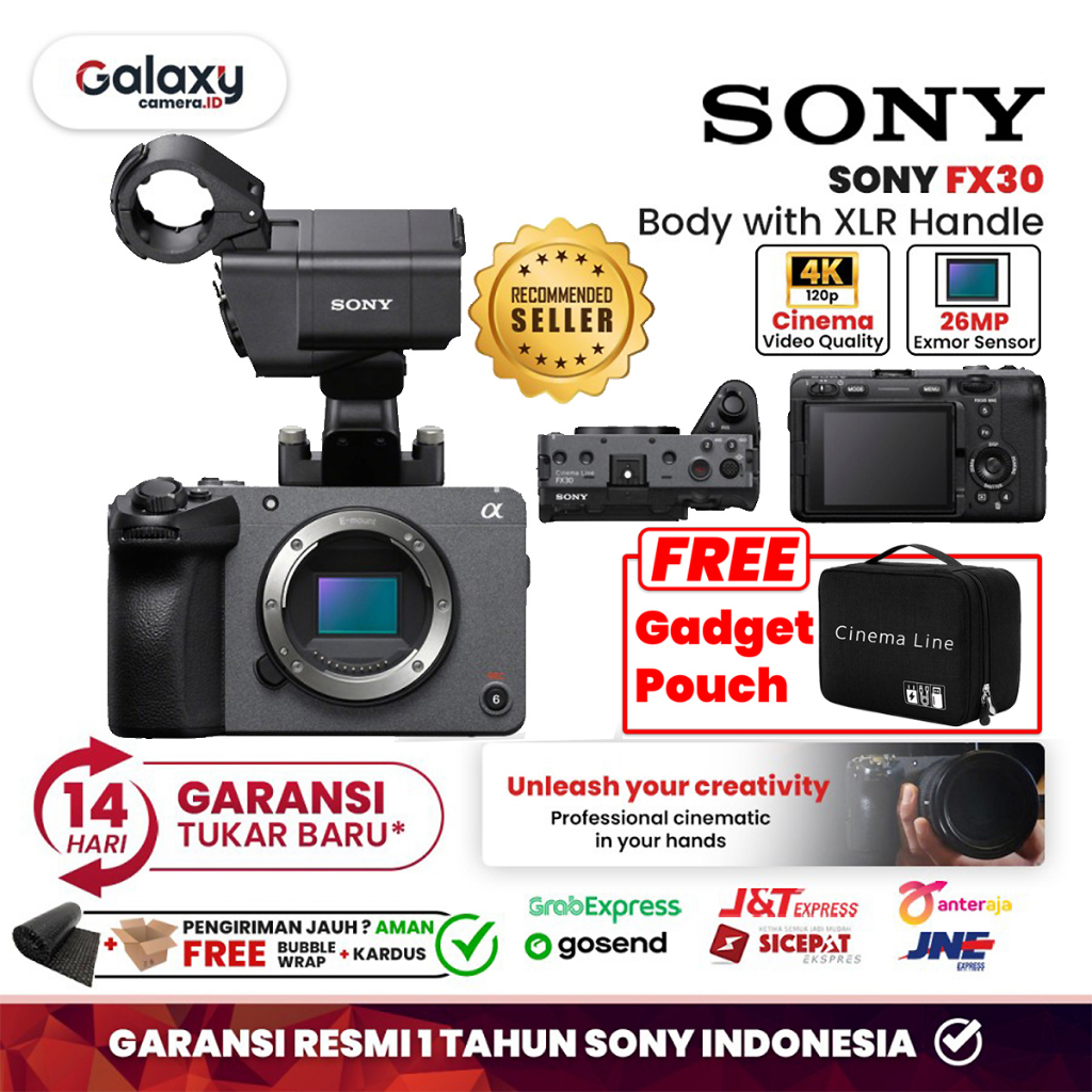 Jual Sony FX30 Body Only Compact Cinema Line Camera Sony FX-30 FX 30 ...