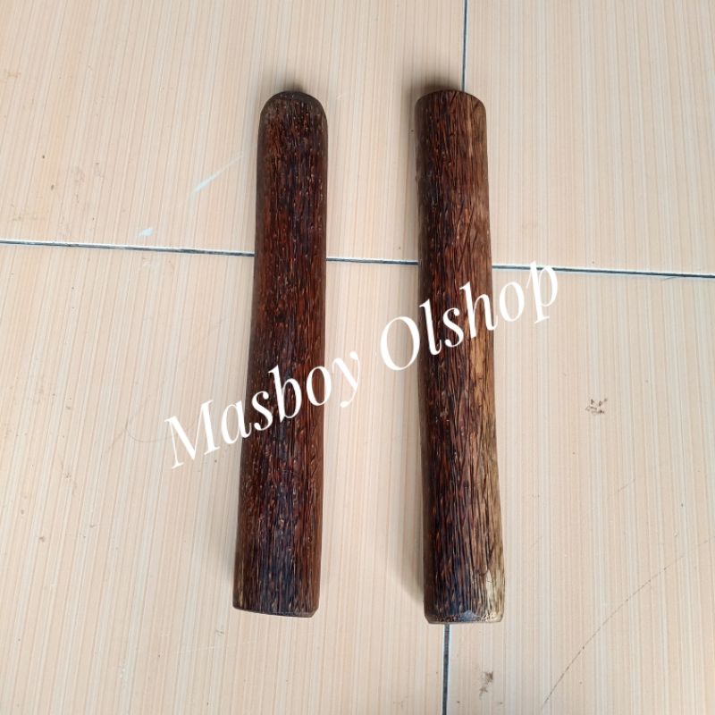 Jual Alu Kayu Tumbukan Kayu Aren / Halu Lumpang Lesung / Panjang 40 cm ...