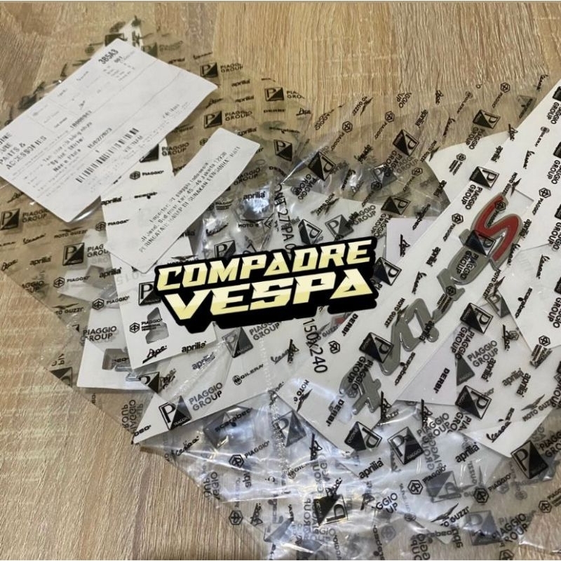Jual sticker vespa sprint matic logo original | Shopee Indonesia