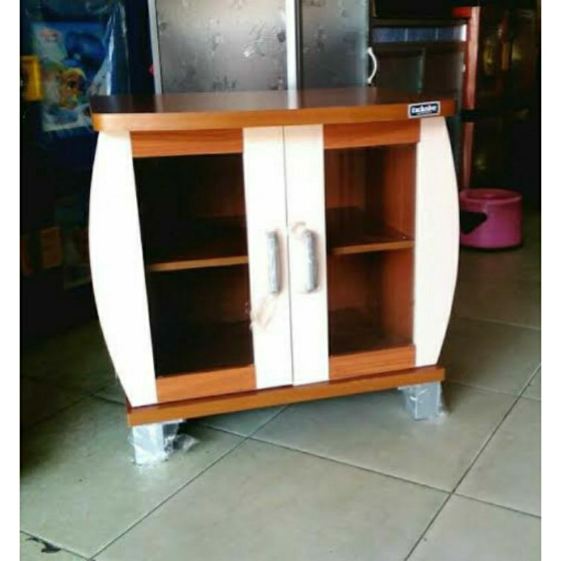 Jual Meja Tv Kayu 21" Rak Tv LED Exclusive kaca Lemari TV LCD Ampli CD ...