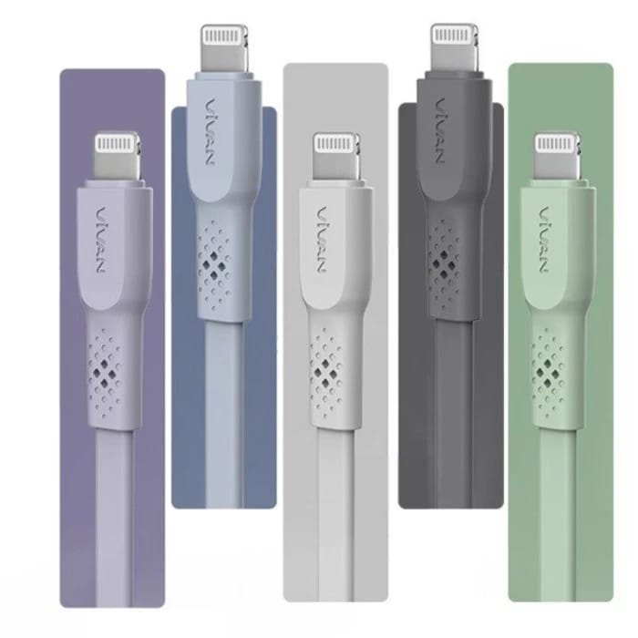 Jual Kabel Data Iphone 5 Pipih Vivan CSL100 | Shopee Indonesia