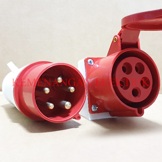 Jual FORT SURFACE SOCKET MOUNTING + PLUG 5 PIN 3 PHASE 32A SET ...