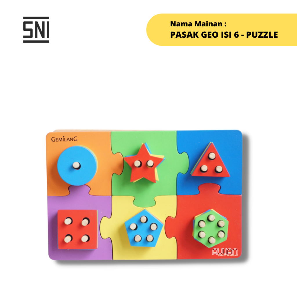 Jual PASAK ISI 6 PUZZLE MAINAN KAYU/ MAINAN EDUKASI / ALAT PERAGA ...