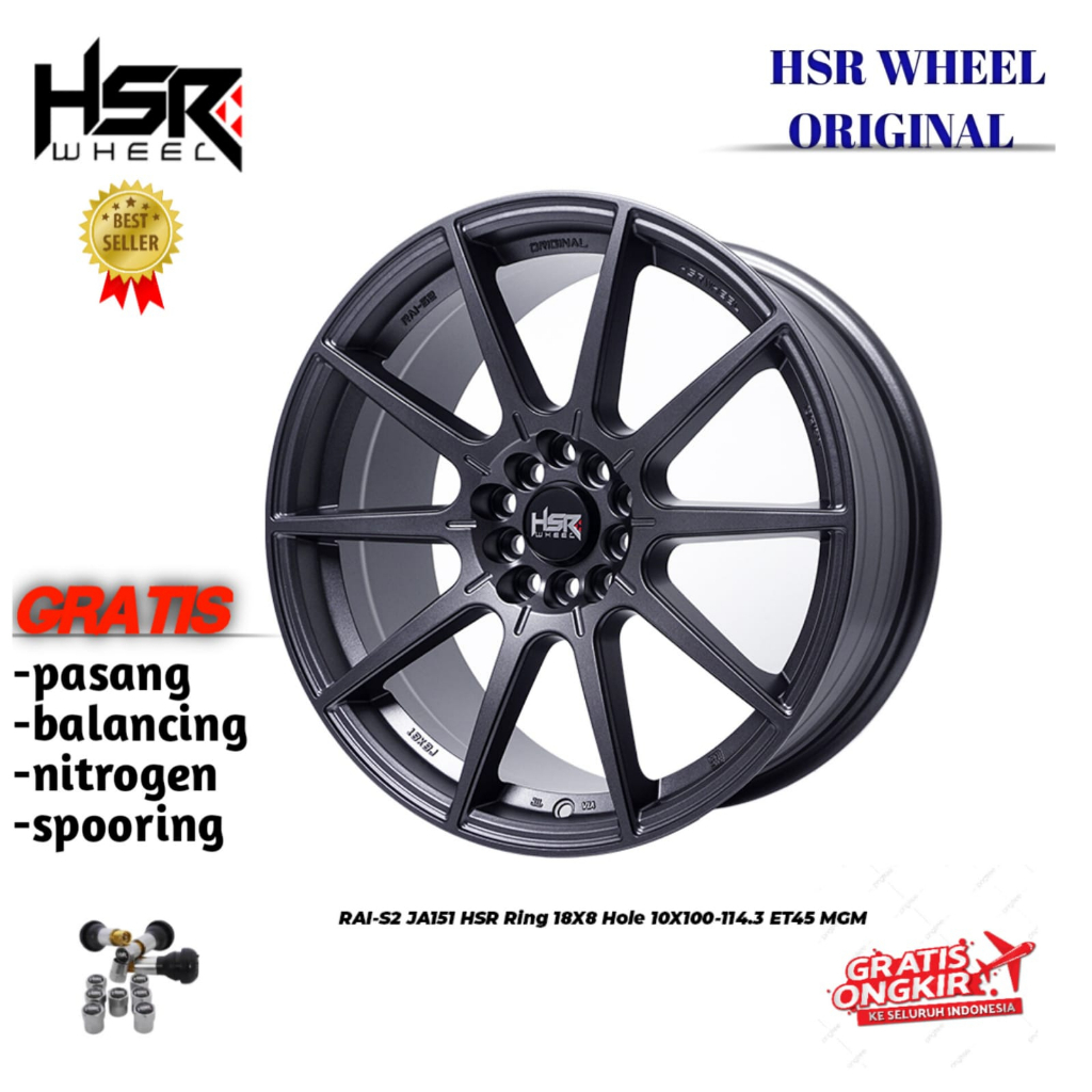 Jual Velg racing ring 18 untuk innova all new avanza camry civic dll hsr rai s2 | Shopee Indonesia