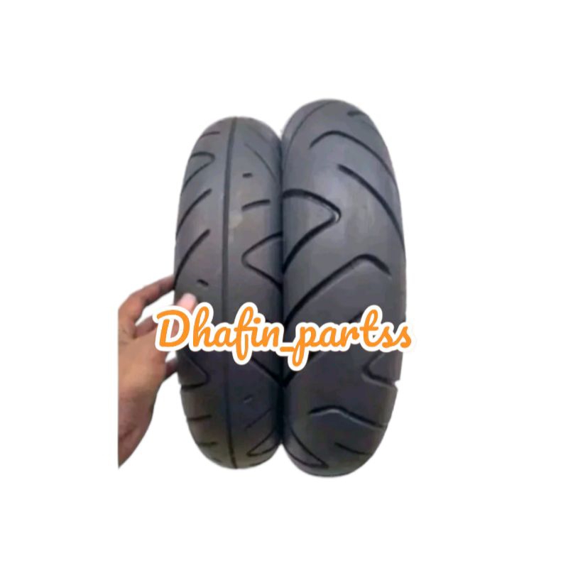 Jual BAN DEPAN BELAKANG MOTOR MATIC SCOOPY NEW / SCOOPY DONAT UKURAN 110/90 & 100/90 RING 12 ...