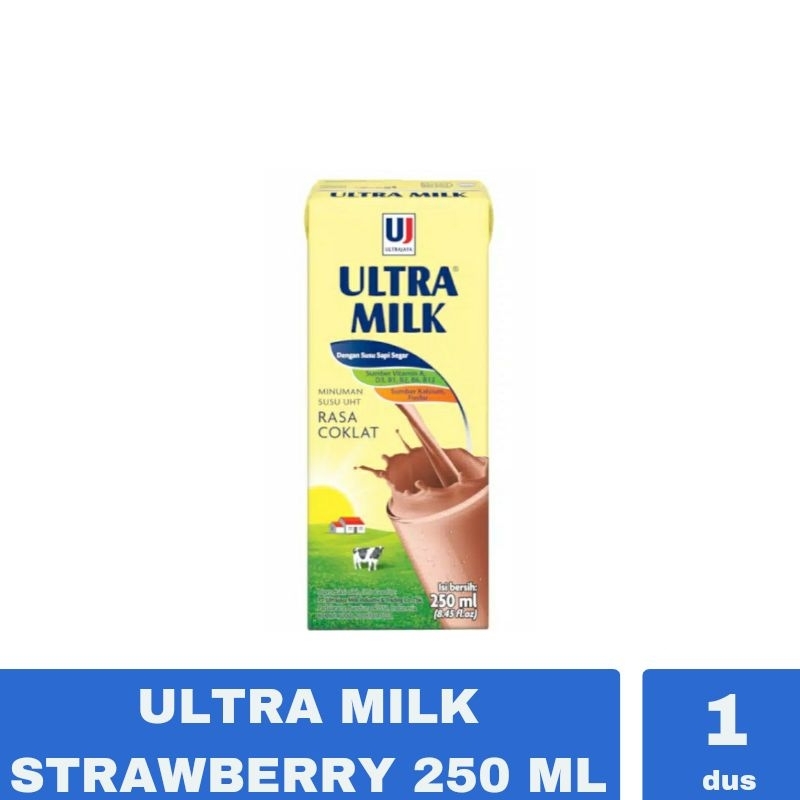 Jual Susu Ultra 250 Ml 1 Dus | Shopee Indonesia