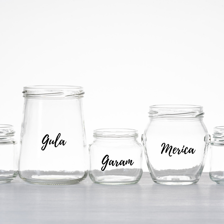 Jual Sticker Bumbu Dapur Gula Garam Stiker Aesthetic Stiker Toples ...