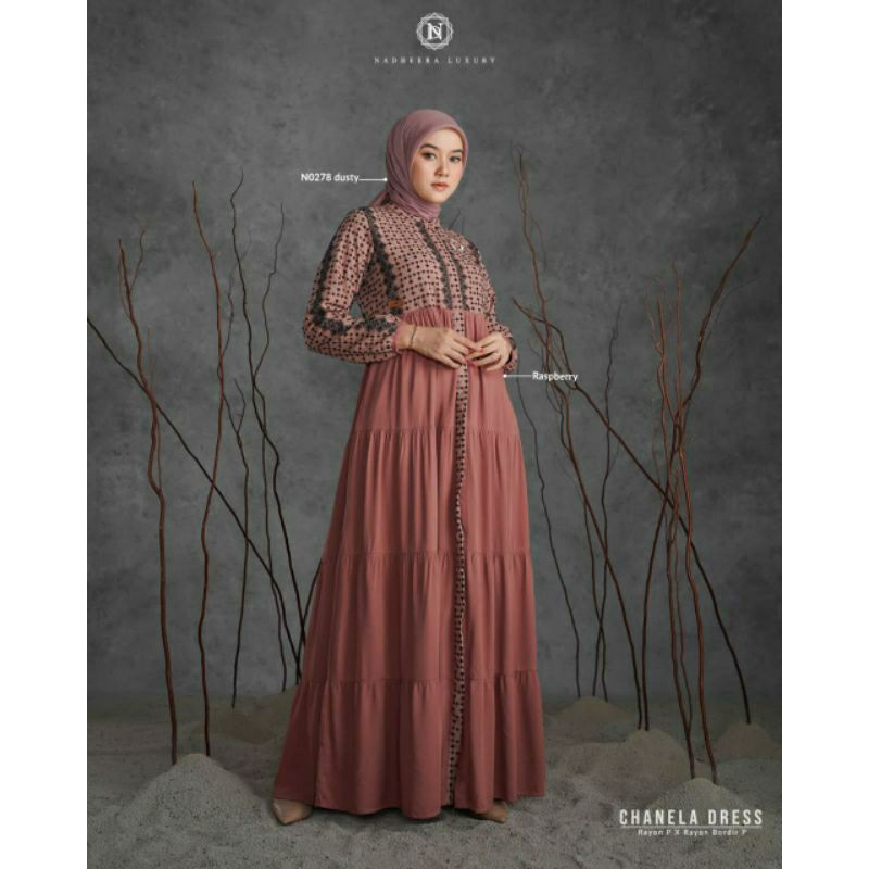 Jual Chanela Dress By Nadheera Luxury | Shopee Indonesia