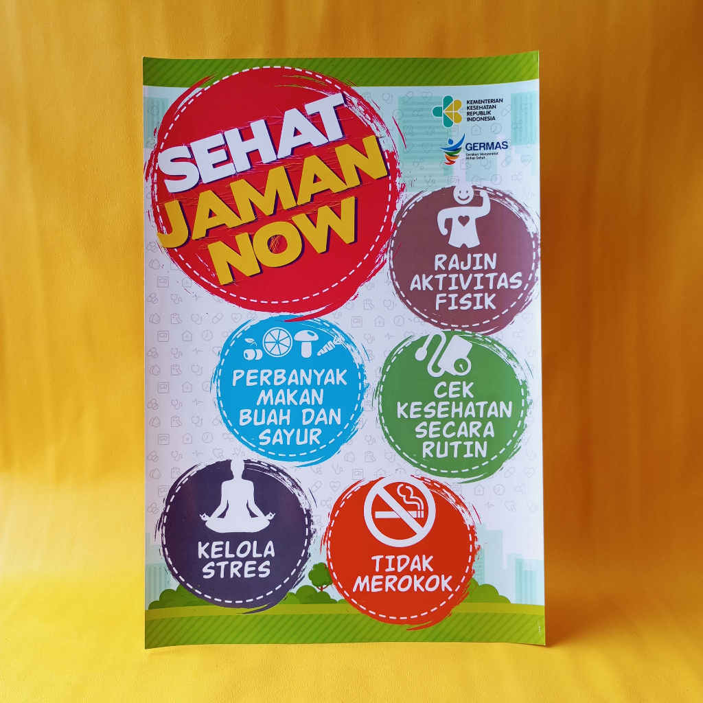 Jual Poster Kesehatan | Poster Sehat Jaman Now | Poster Kemenkes ...