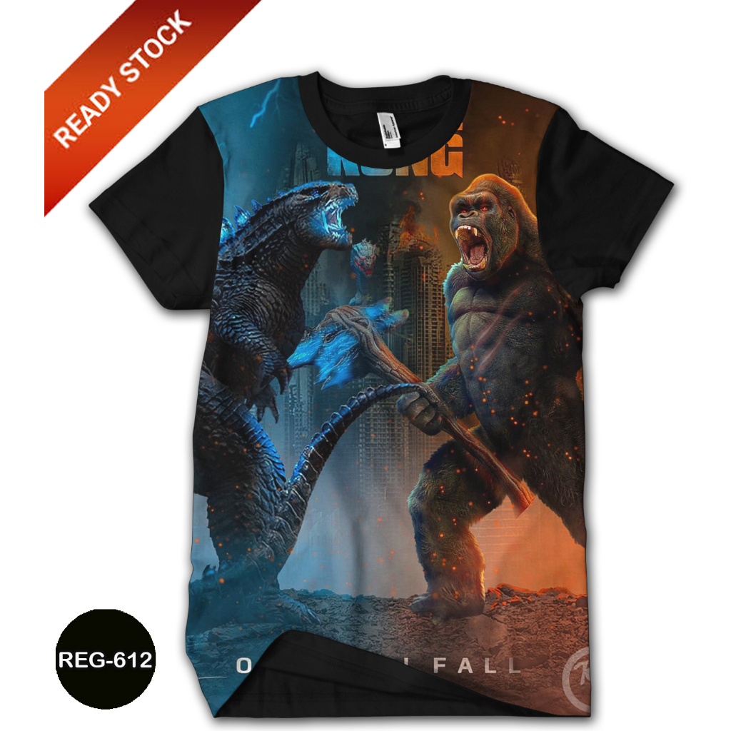 Jual Kaos Godzilla vs. Kong movie Tshirt Baju Anak keren dan Trendy # ...