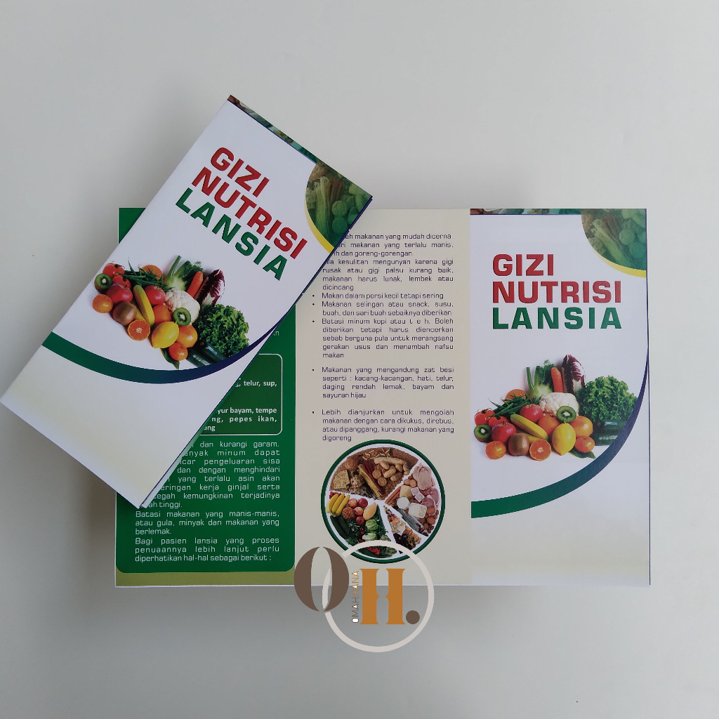 Jual Leaflet Gizi Nutrisi Lansia - Kesehatan Lansia - Brosur PTM ...