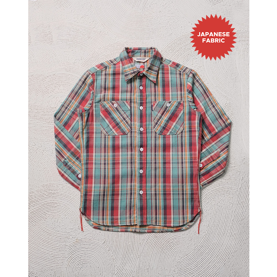 Jual WINGMAN DENIM - JAPAN HEAVY FLANNEL | TOSCA/RED | Shopee Indonesia