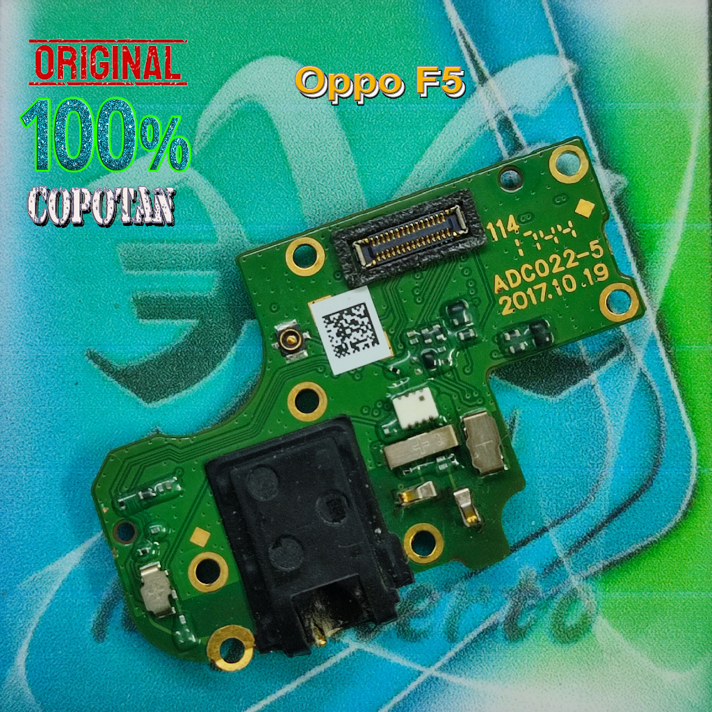 Jual Oppo F5 board mic earphone / papan jack audio lubang headset PCB ...