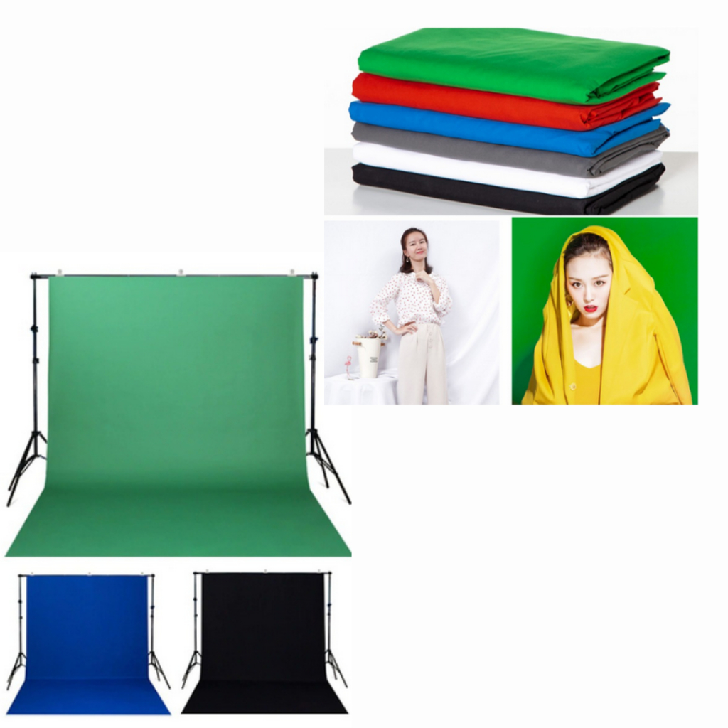 Jual Background Photo Studio ukuran 3m x 3m 6 warna Kain Backdrop ...