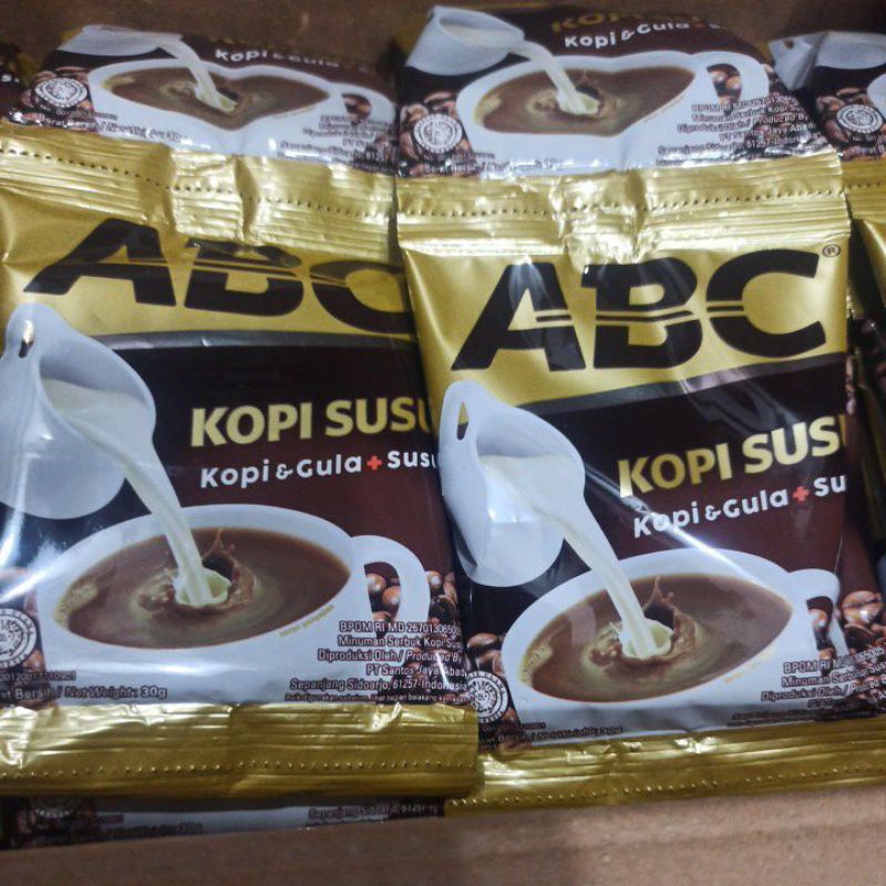 Jual Kopi ABC Susu isi 10 sachet x 31gr | Shopee Indonesia