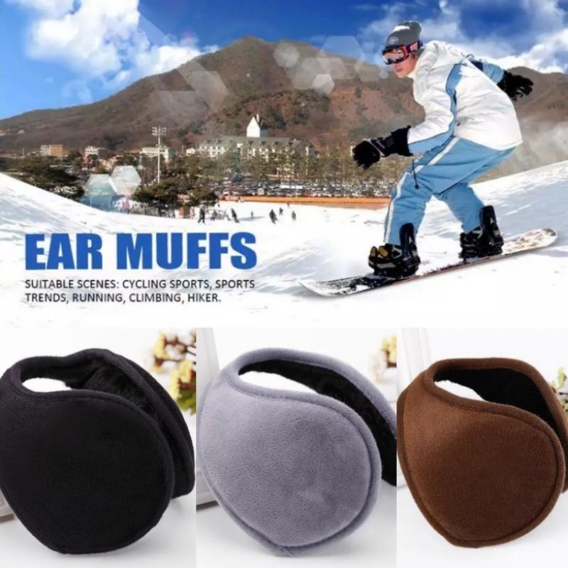 Jual Penutup telinga kuping Earmuff musim dingin winter ear cover muff ...