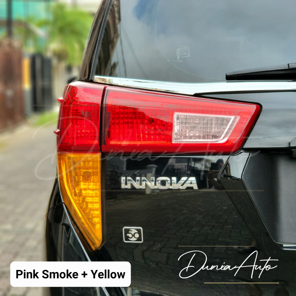 Jual Stiker Smoke Lampu Belakang Tail Light Aksesoris Innova Reborn ...