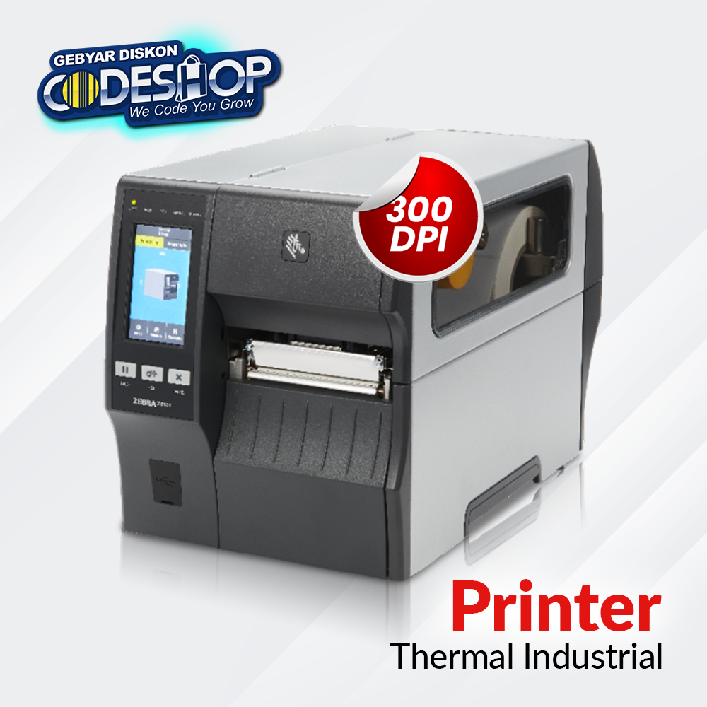 Jual Zebra ZT411 Printer Barcode Thermal Industrial Direct Thermal ...