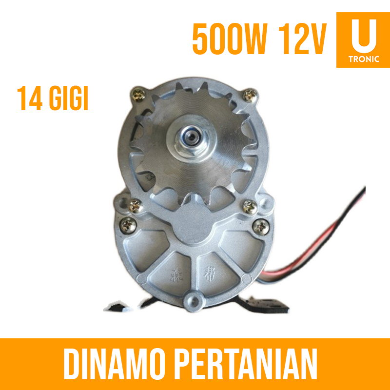 Jual Dinamo Motor High Torsi 500W 12V 14 Gigi Alat Pertanian (7133) | Shopee Indonesia