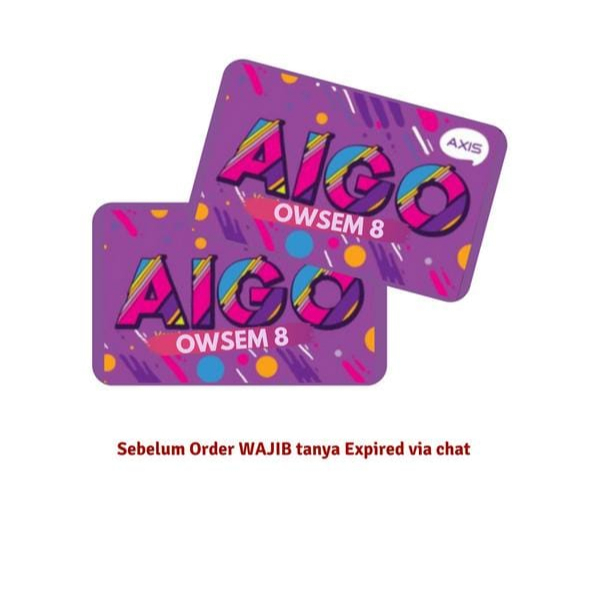 Jual Voucher AXIS AIGO 1+3GB (Owsem 8GB) | Shopee Indonesia