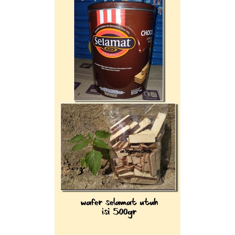 Jual wafer selamat double choco 500gr | Shopee Indonesia
