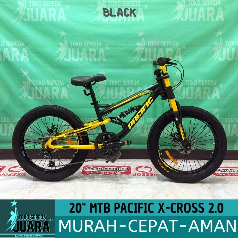 Jual SEPEDA GUNUNG ANAK PACIFIC X-CROSS 2.0 MTB 20 INCH (SOLO RAYA ...
