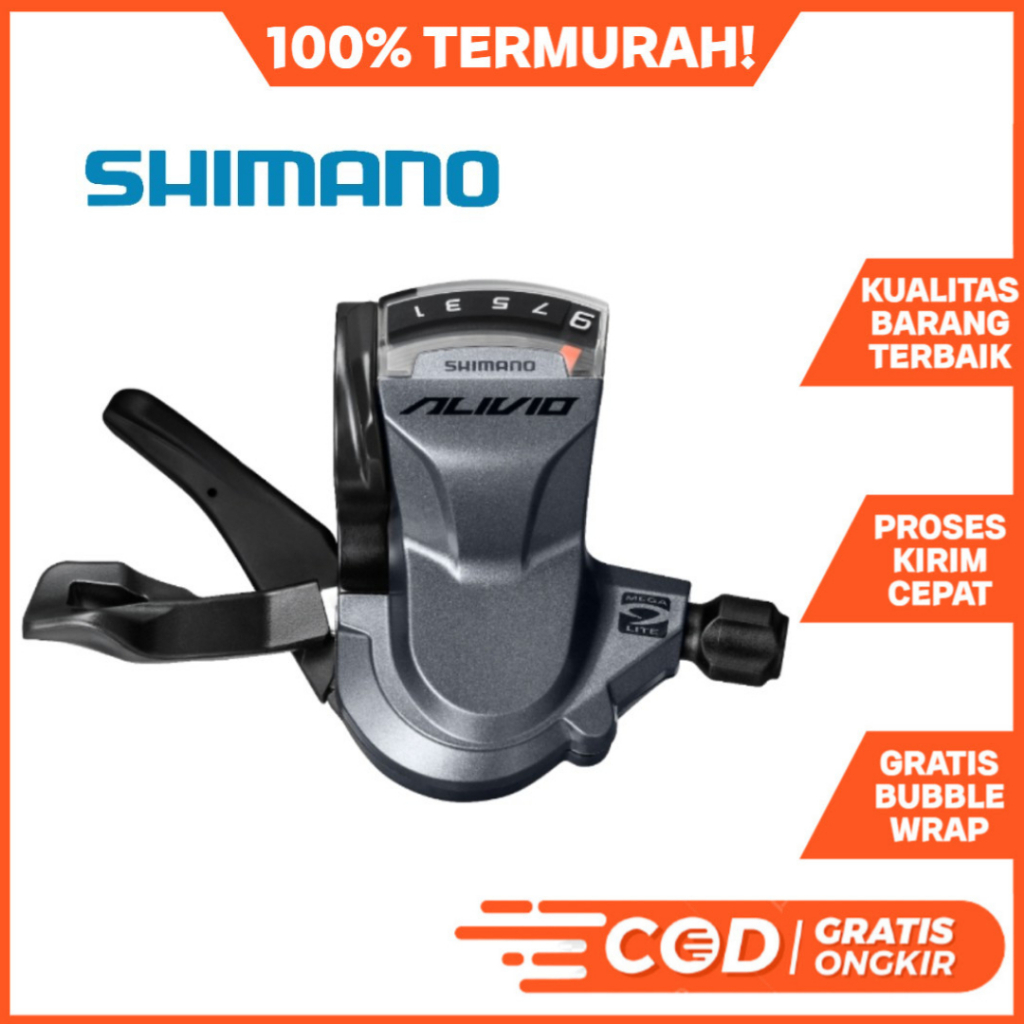 Jual Shifter Sepeda Shimano Alivio M4000 Speed Operan Gigi Sepeda Lipat ...