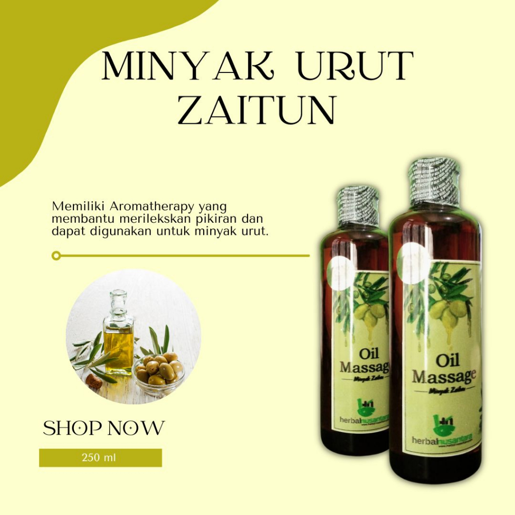 Jual Minyak Urut Herbal Nusantara Minyak Pijat Urut Bekam Gosok Aroma ...