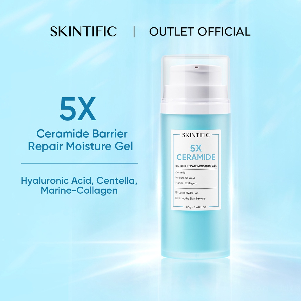 Jual SKINTIFIC 5X Ceramide Barrier Repair Moisture Gel 80g (BESAR ...