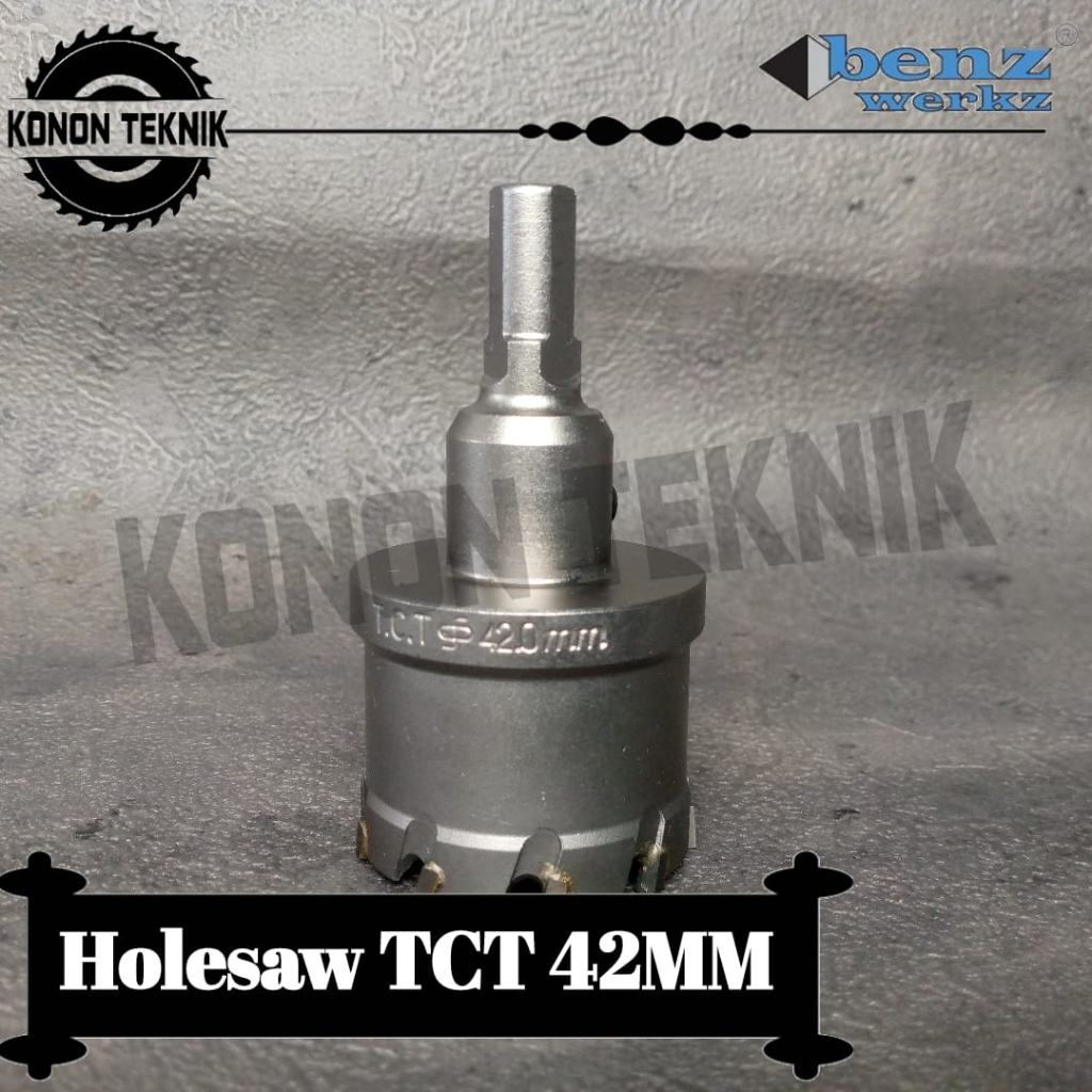 Jual Mata bor holesaw TCT 42mm - mata bor plong metal besi benz werkz ...