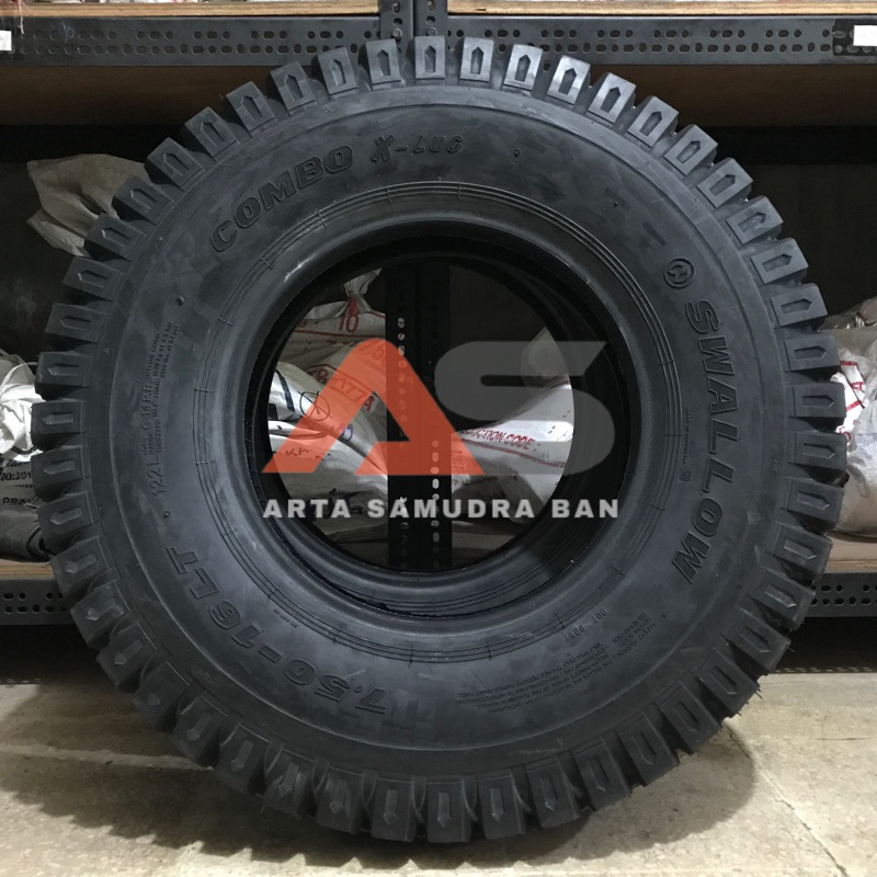 Jual Ban Truk Swallow Combo X-Lug XLug 750 7.50 - 16 14PR | Shopee ...